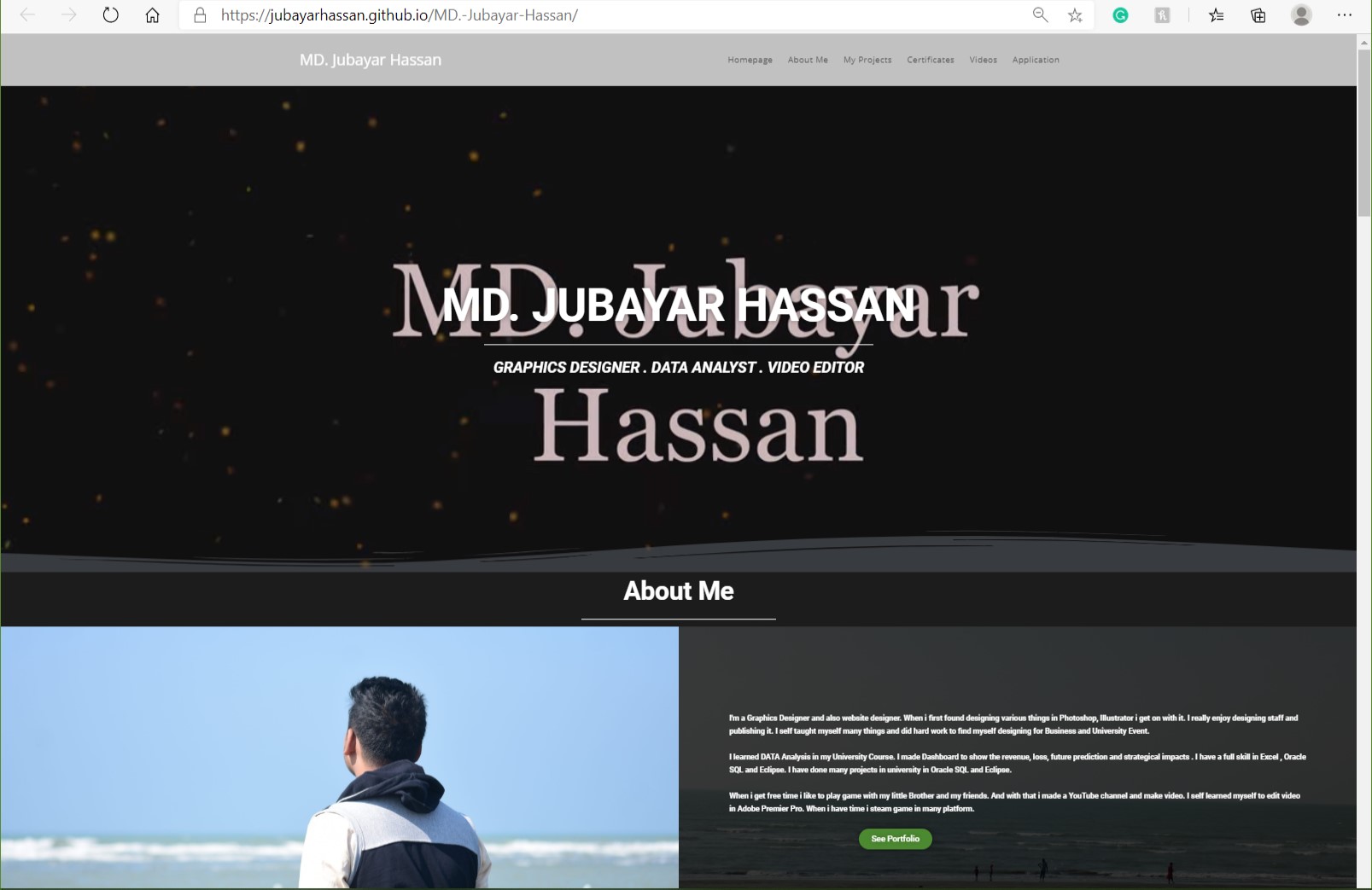 Portfolio – MD. Jubayar Hassan